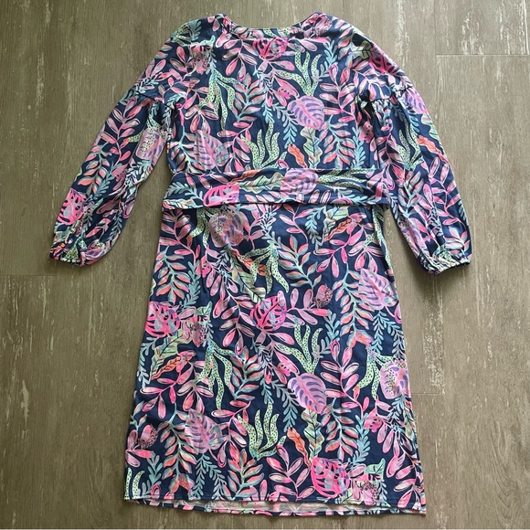 Lilly Pulitzer | Dresses | Lilly Pulitzer Kierna Dress Oyster Bay Navy ...